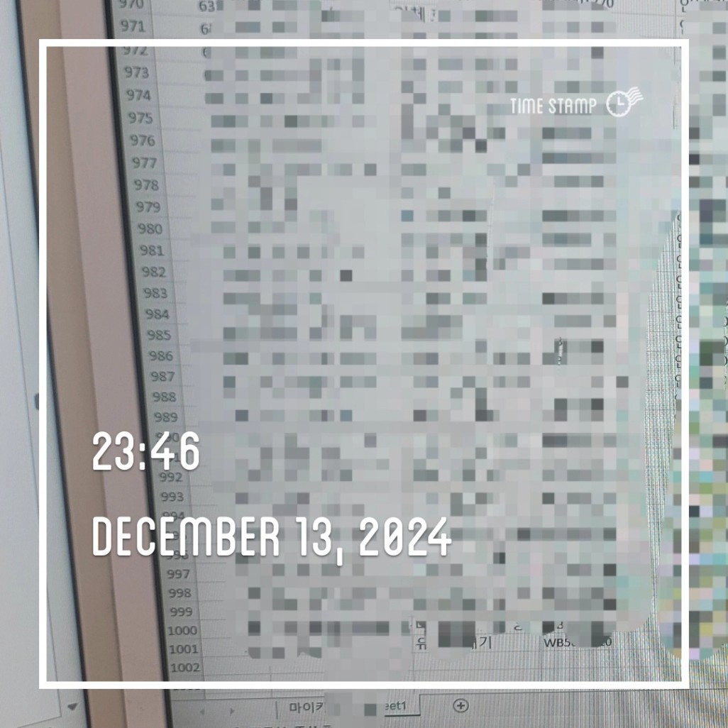 [민군 매출업 챌린지 1기 재이엘] 241213 16일차 챌린지인증 / 진행률 40%(1,240/3,000개)